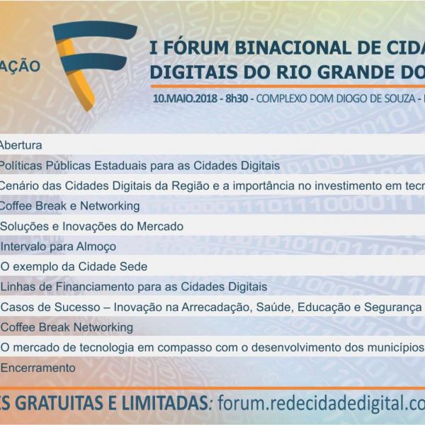 Urcamp é uma das parceiras do I Forum Binacional de Cidades Digitais do ...